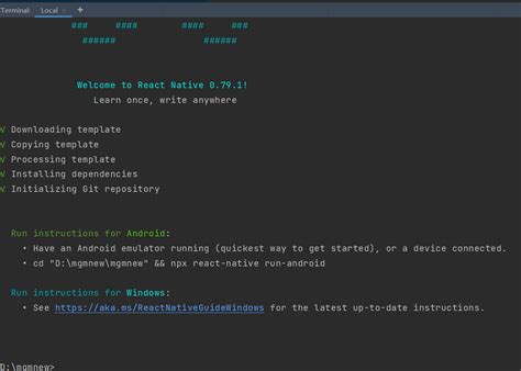 如何建一个标准的 react native 项目 创建react native项目 csdn博客