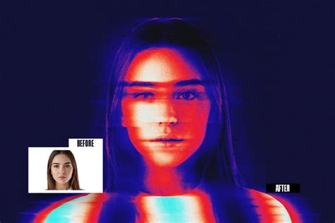 grainy gradient heatmap photo effect layer styles including blur