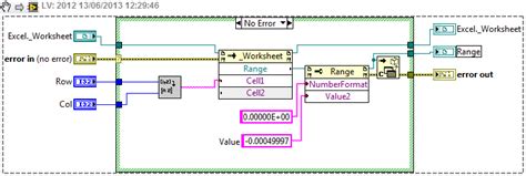 Solved Set Cell Value Excel Numeric Format Ni Community