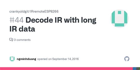 decode ir with long ir data · issue 44 · crankyoldgit irremoteesp8266