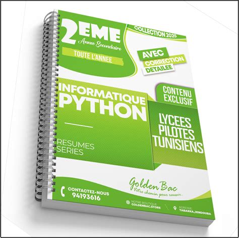 Boutique Goldenbac 2eme Annee Secondaire