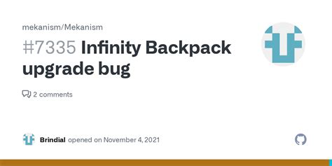 Infinity Backpack Upgrade Bug · Issue 7335 · Mekanismmekanism · Github