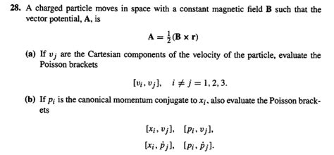 solved a charged particle moves in space with a constant
