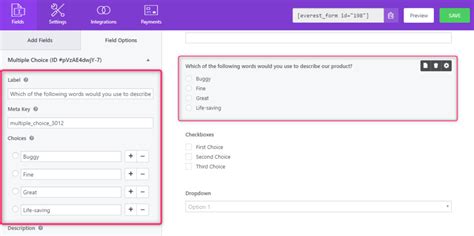 How To Create A Wordpress Survey Form Step By Step Evf Blog