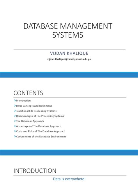 database management systems pdf databases computer file