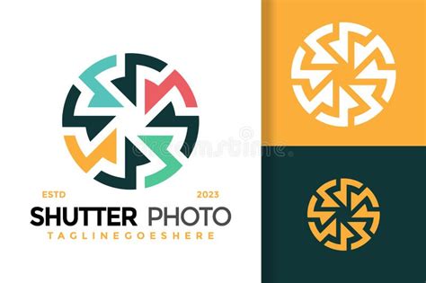Shutter Photo Colorful Logo Vector Icon Illustration Stock Vector Illustration Of Device