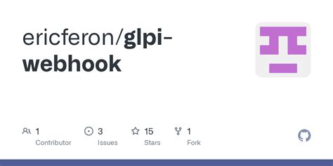 Issues Ericferon Glpi Webhook GitHub