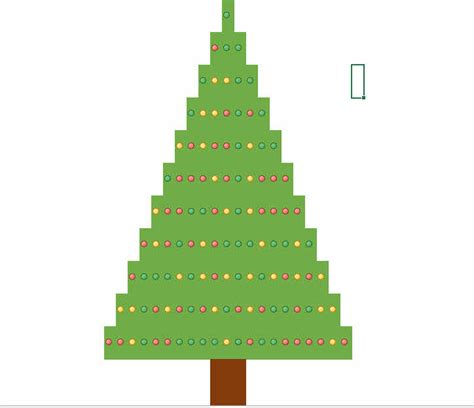 Create A Christmas Tree With Sparkling Lights In Excel