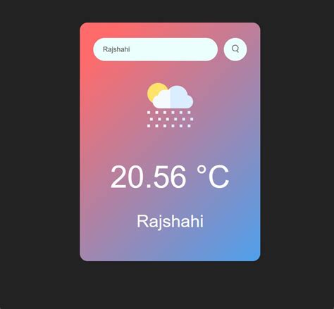 Polok Shahi On Linkedin Weather Application Is Built Using Weather Api