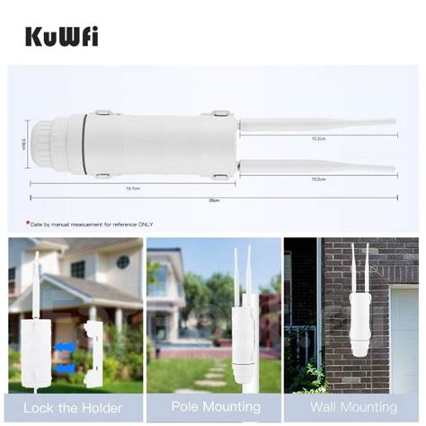 Wi-Fi роутер с сим картой KuWFi CPF909,4G, Lan Lte уличный,300 Мбит ...