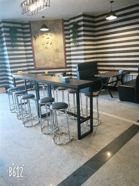 复古怀旧黑白条纹咖啡厅服装店壁纸loft工业风餐厅奶茶店背景墙纸 虎窝淘