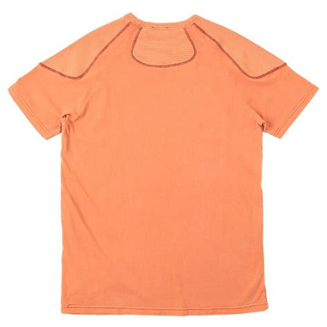 【楽天市場】 Diesel ディーゼル メンズ ワンポイントオーバルd刺繍ロゴ リブ切替 半袖tシャツ カットソー【t Riby】【サイズm】【オレンジ系】die M T F4 409