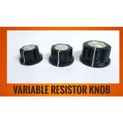 [ready Stock]variable Resistor Knob With Screw For Volume And Speed Control Shopee Malaysia