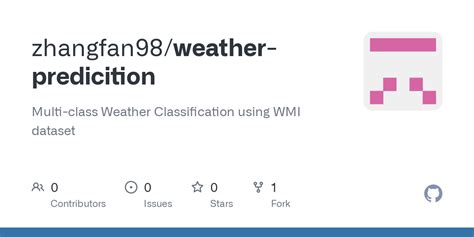 github zhangfan98 weather predicition multi class weather