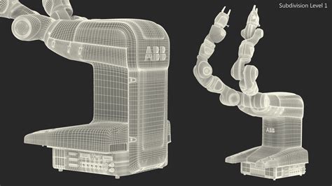 Abb Yumi Irb 14000 Collaborative Robot 3d Model 59 3ds Blend C4d Fbx Max Ma Lxo Obj