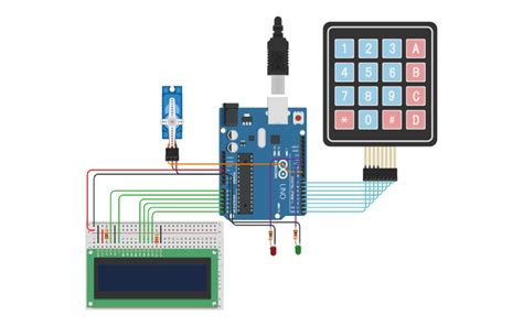 Circuit Design Cerradura De Puerta Con Contraseña Contraseña 00ab