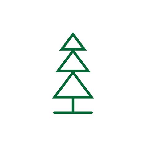Tree Vector Line Icon Tree Symbol Vector Sign Vector Art At Vecteezy