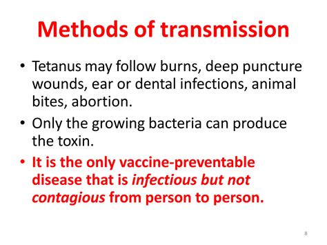 Tetanus Pptx Introduction Pathophysiology Pptx Infectious