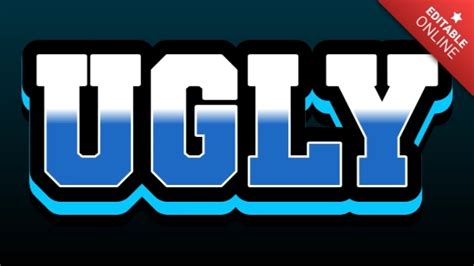 Ugly Pegasus Text Effect Generator Ugly Pegasus Text Effect Generator