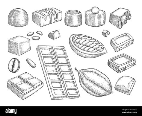 Chocolate Sketch Chocol Drawn Natural Sweet Products Chocolate Bar