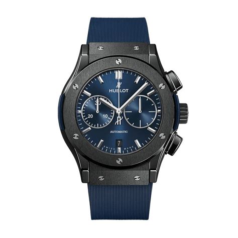 Hublot Classic Fusion Ceramic Blue Chrono King Jewelers Hublot