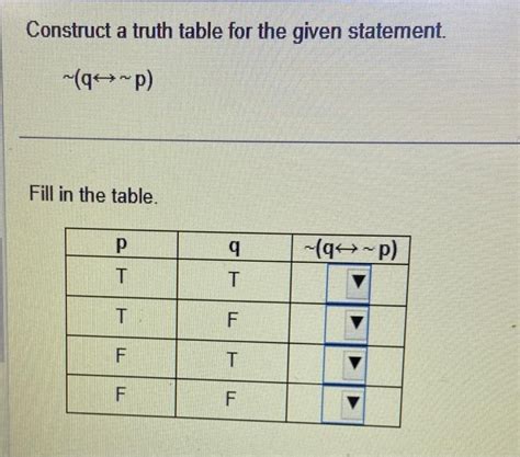 Solved Determine The Truth Value Of The Statement Pq R Chegg