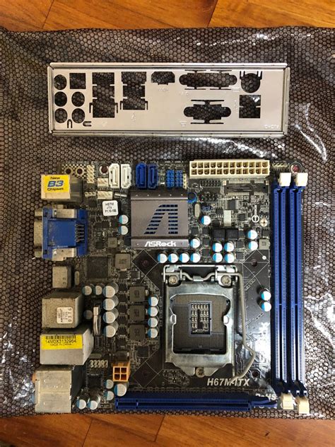 Asrock H61M ITX 電腦科技 桌上電腦 Carousell