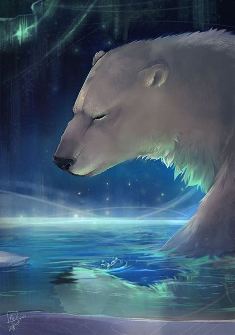 Polar Bear Portrait Annie Doyon Polar Bear Art Polar Bear
