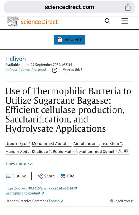 Irsa Khan On Linkedin Research Publication Heliyon