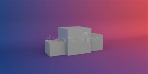 Cube Stage Extension Set Image Stock Illustration Illustration Of Platform Shape 257221409