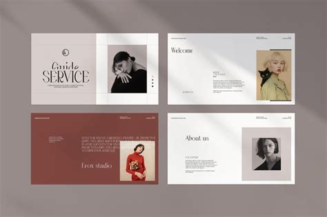 Erox Service Guide Powerpoint Template Incl Catalog And Communication