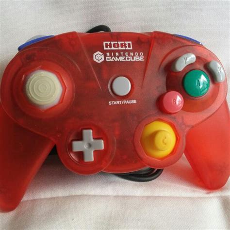 Hori Clear Red Gamecube Controller Video Gaming Gaming Accessories