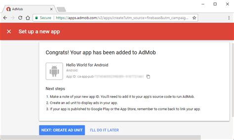 AdMob App Id And Ad Id For Android Monetization Tek Eye