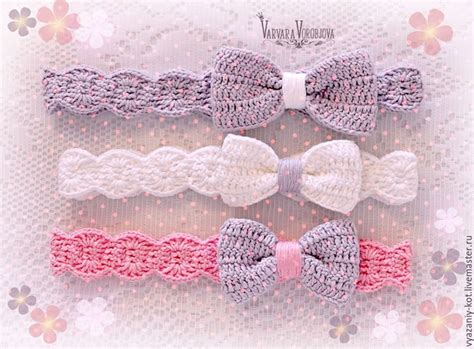 Повязка для девочки «Бантики в интернет магазине на Ярмарке Мастеров Повязки Самара