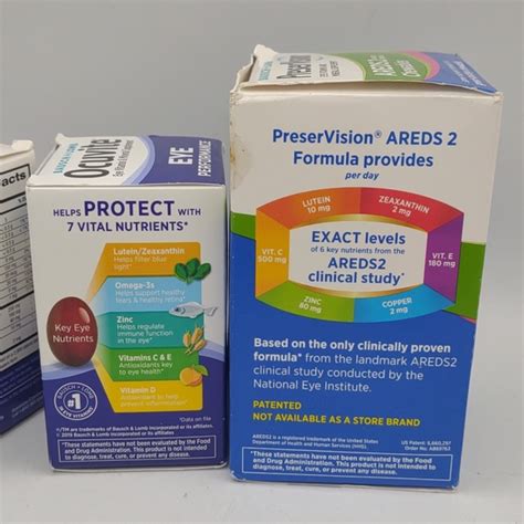 Bausch And Lomb Bath And Body Bausch Lomb Eye Bundle Lot Ocuvite Preservision Areds 2 223