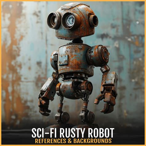 Artstation 202 Sci Fi Rusty Robot References In 2024 Robot Concept