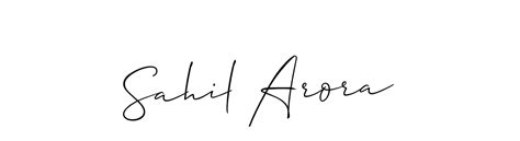 70 Sahil Arora Name Signature Style Ideas Free Digital Signature