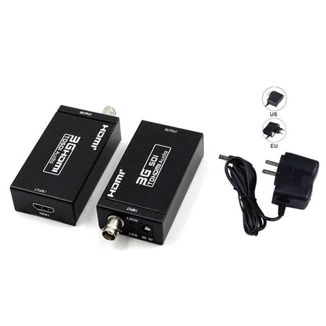 100m Hdmi Compatible Coax Extender Transmitter Rec Vicedeal
