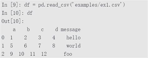 Python 文本格式数据的读写 pandas DataFrame 树懒学堂