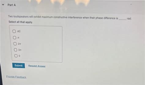 Solved Two Loudspeakers Will Exhibit Maximum Constructive