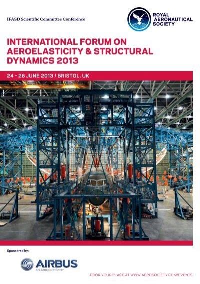 International Forum On Aeroelasticity And Structural Dynamics 2013