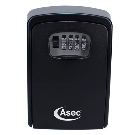 Asec 4 Wheel Extra Large Combination Key Safe Black Crothers Security