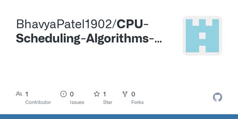 github bhavyapatel1902 cpu scheduling algorithms gui