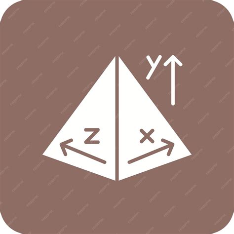 Premium Vector Coordinate Axis Icon