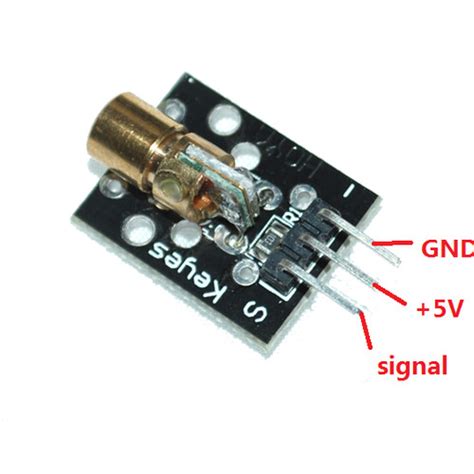 Jual 5v 650nm Laser Head Diode Transmitter Sensor Module For Arduino Ky