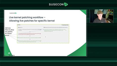 Tut 1154 Kernel Live Patching Day 2 Operations With Suse Manager Youtube