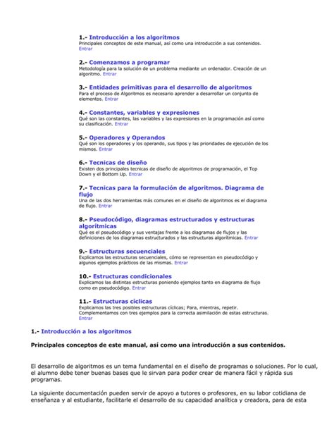 Estructuras Algorítmicas Básicas