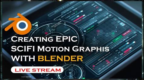 🔴 blender live - creating scifi HUD and motion graphics animation in blender - YouTube in 2025 ...