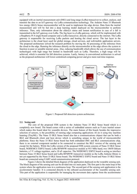 Accelerometer Based Elderly Fall Detection System Using Edge Artificial Intelligence