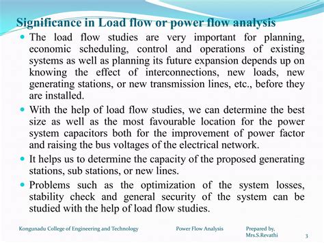 Power Flow Analysis PDF Physics Science
